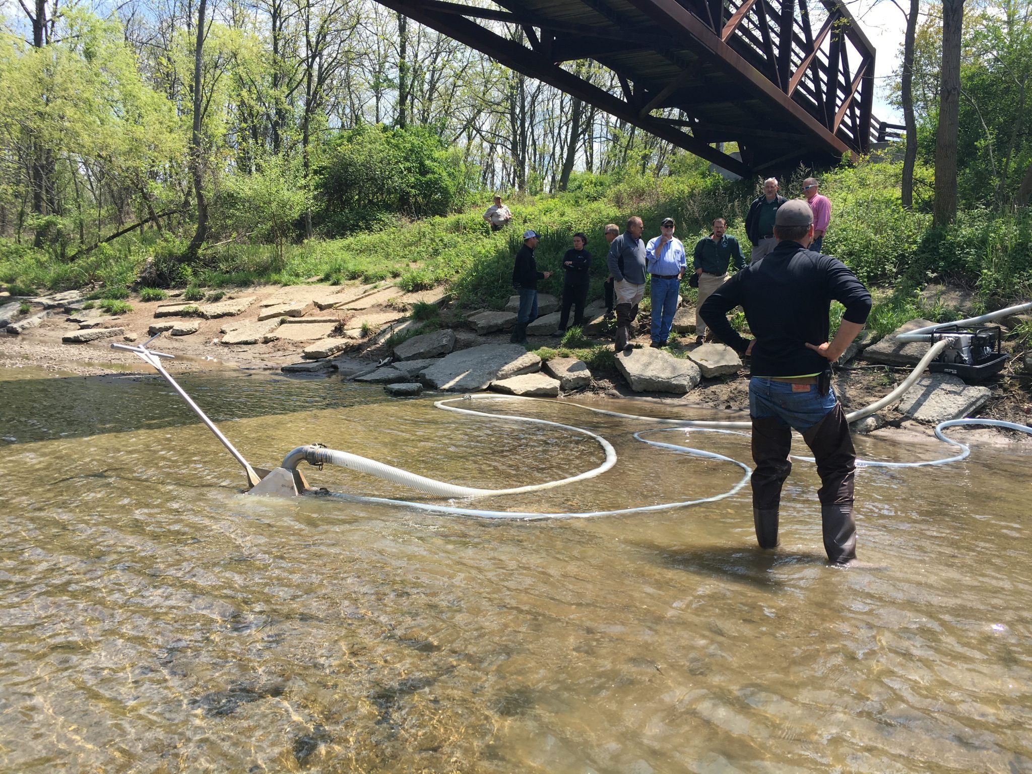 Sand Wand Collector Sediment Removal Streamside River Restoration ...