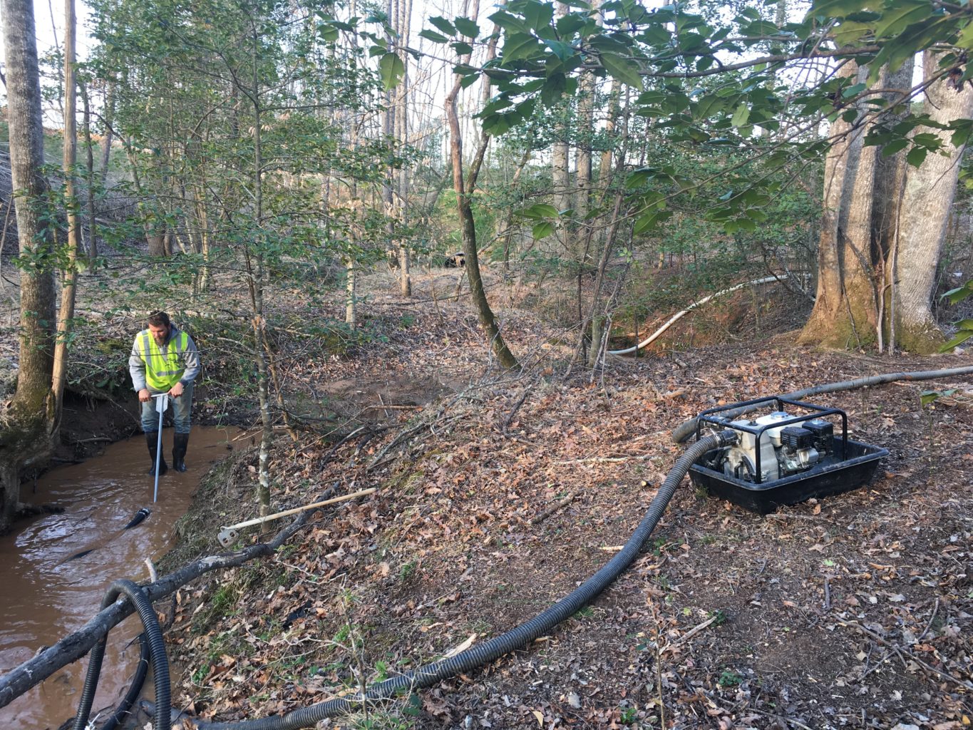 Glen Alpine, NC Bank Erosion Sediment Restoration – Streamside Systems